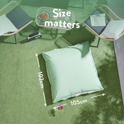 Slumberdown Outdoor Floor Cushion Waterproof Extra Large Durable Floor Cushions for Garden ...