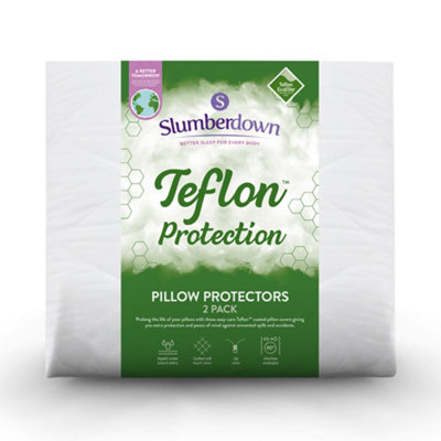 Slumberdown Teflon Pillow Protector, 2 Pack | DIY at B&Q