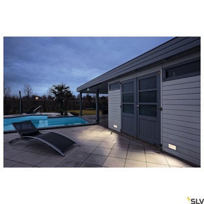 SLV Brick, Stainless Steel, Outdoor Wall Light, Recessed, Symmetric ...