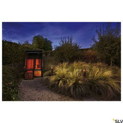 SLV Rusty 70 Direct Radiating LED Post Luminaire in Rusted Steel | DIY ...