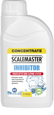 SM1 Inhibitor SCALEMASTER Central Heating Chemical 250ml bottle