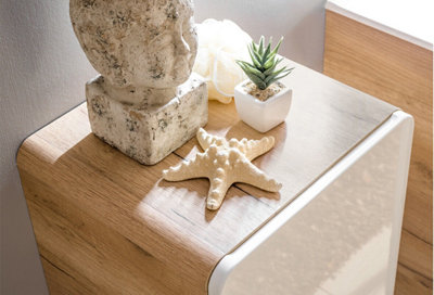 Small Bathroom Cabinet Wall Mounted Storage Cube Unit Cupboard Floating ...