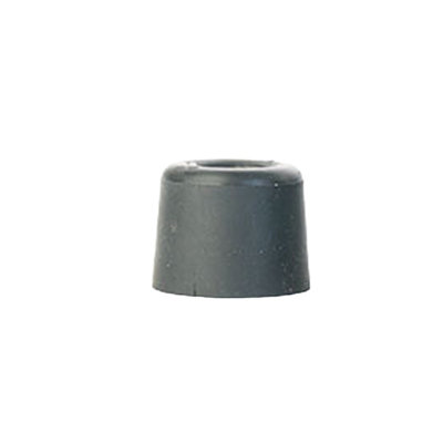 Small Black Rubber Door Stops 25mm / 1'' One Colour (One Size)