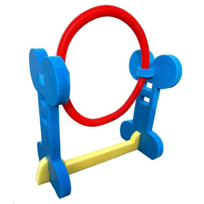 Small Dog Soft Rigid Foam Easy Assemble Agility Hoop Fun Exercise ...