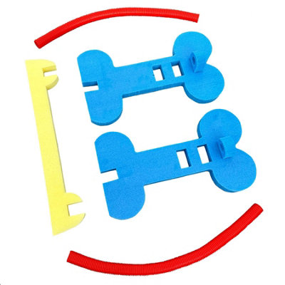 Small Dog Soft Rigid Foam Easy Assemble Agility Hoop Fun Exercise ...