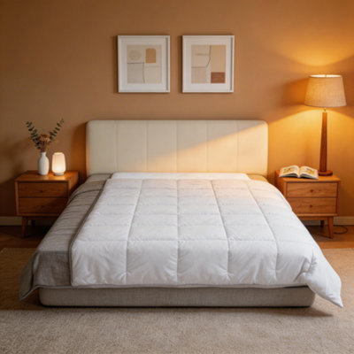 Small Double Down Alternative Quilted Duvet Insert with Corner Tabs ...