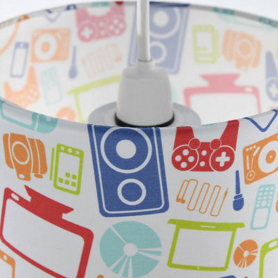 Small Drum Cotton Light Shade (D)20cm, Table Lamp Lightshade Lampshade ...