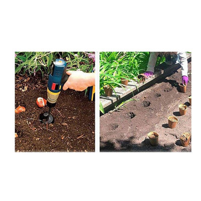 Small Garden Post Lawn Digger Bit with Hex Drive