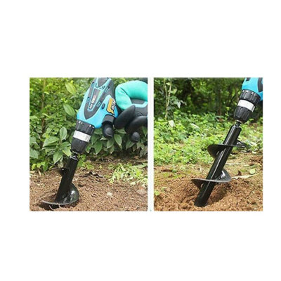 Small Garden Post Lawn Digger Bit with Hex Drive