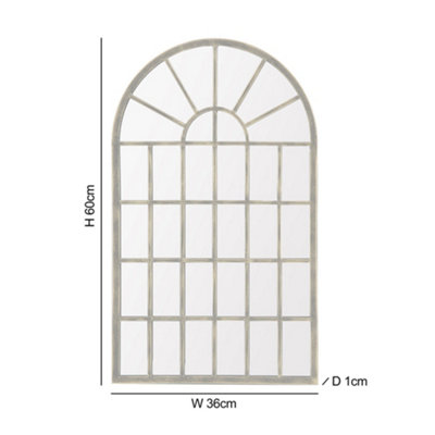 Small Gothic Arch Mirror - Black Gold