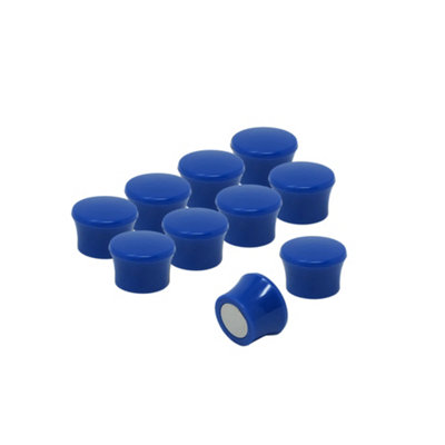 Small High Power Blue Memo Board Magnets for Fridge, Whiteboard ...