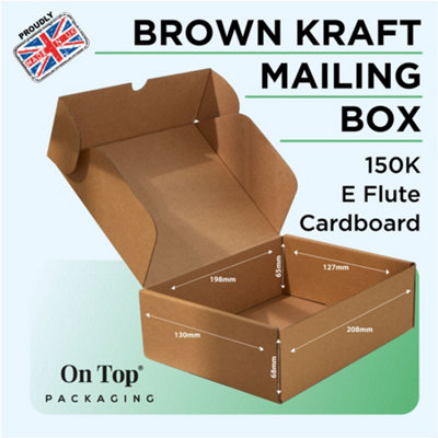 Small Parcel Boxes - Pack of 10 (20.8cm x 13cm x 6.8cm) Premium 150K ...