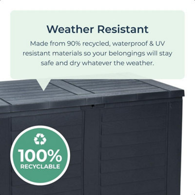 Small Parcel Delivery Box Outdoor Waterproof Plastic Garden Storage ...