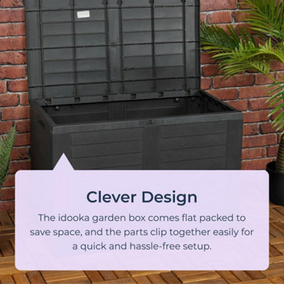 Small Parcel Delivery Box Outdoor Waterproof Plastic Garden Storage ...