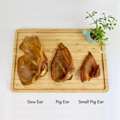Small Pig Ears (1kg bags) Natural Dog Treats