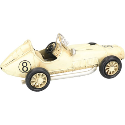 Small Racing Car Metal Ornament Model Sculpture Statue Decoration ...