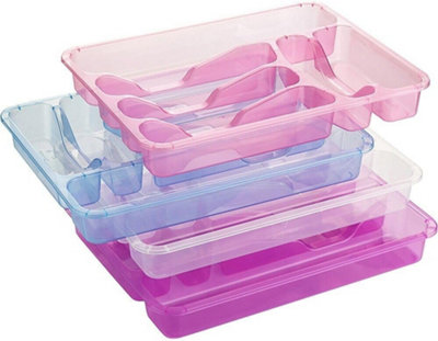 Small Size Spoon Drawer 6 Compartment Case Cutlery Tray Kitchen Drawers