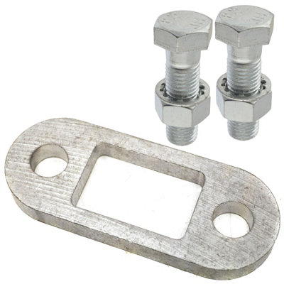 Small Tow Bar Ball Spacer Trailers Caravans 1/2" & 55mm Long Bolts Nuts ...