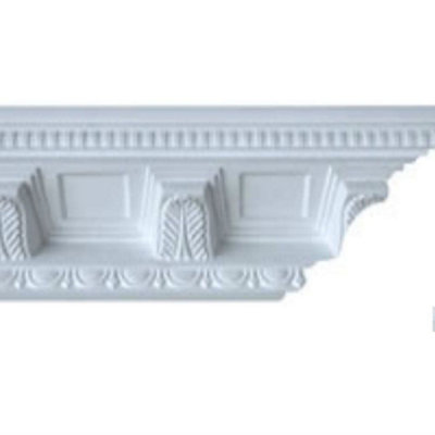 Small Victorian Ornate Plaster Coving 92mm x 100mm - 36m Pack | DIY at B&Q