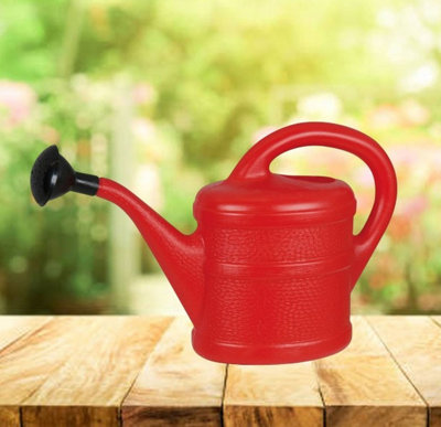 Small Watering Can - Red. Indoor or outdoor use