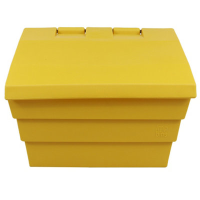 Small Yellow Grit Bin - 2 Cu Ft / 50 Kg