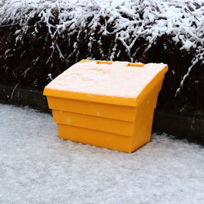 Small Yellow Grit Bin - 2 Cu Ft / 50 Kg