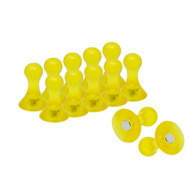 Small Yellow Skittle Magnets for Fridge, Whiteboard, Noticeboard ...