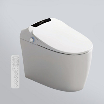Smart Bidet Toilet for Bathrooms with Inner Tank, Touch Sensor, Auto ...