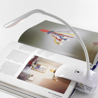 Smart Clip-On Lamp Portable Rechargeable Daylight LED Reading & Craft Light