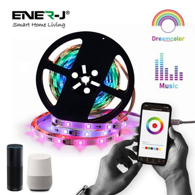 Smart Digital LED Strip Kit with Dream Colour RGB, 5 meters, IP65 | DIY ...