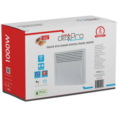 Smart Digital Panel Heater with WiFi - Apple & Android Compatible