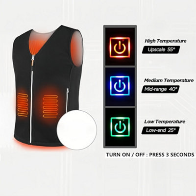 Smart Electric Heating Vest with Temperature Control S/M