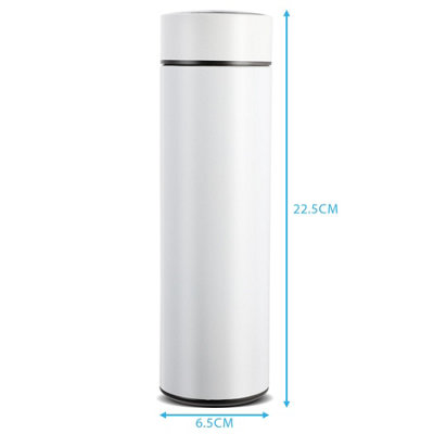 Smart Flask Bottle LED Touch Screen Temperature Display 500ml Steel ...