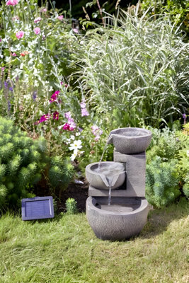 Smart Garden Solar Genoa Cascade Oriental Garden Water Feature Fountain