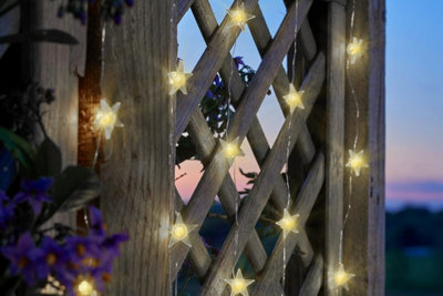 Smart Garden Solar LED 30 Star String Lights - Firefly