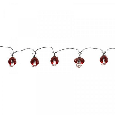 Smart Garden Solar Powered Ladybird 10 String Lights