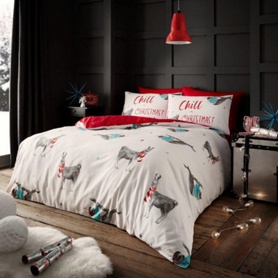 Smart Living Duvet Cover With Pillowcases Polycotton Quilt Bedding ...