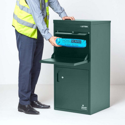 Smart Parcel Box Extra Large Secure Outdoor Delivery Box Galvanised ...