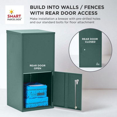 Smart Parcel Box Extra Large Secure Outdoor Delivery Box Galvanised ...