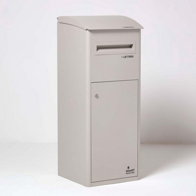 Smart Parcel Box Extra Large Slanted Top Secure Outdoor Delivery Box ...
