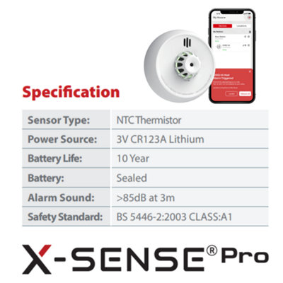 Smart Smoke Detectors & Heat Alarms with Base Station: 2 Smoke / 1 Heat