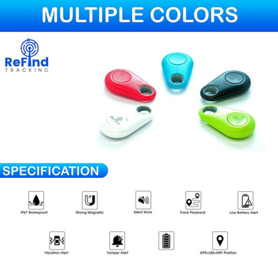 Smart Tracker for Android & iPhone Mini GPS Tag Bluetooth 5.0 Samsung ...