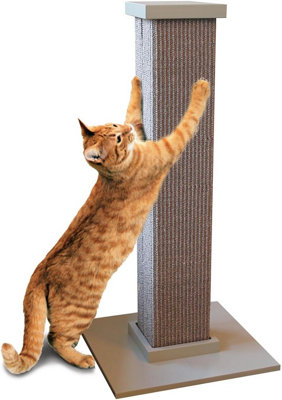 Smart Ultimate Cat Scratching Post Scratcher Board Pole Pad Grey Large ...
