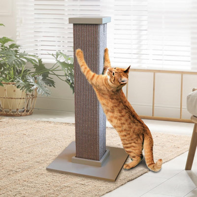 Smart Ultimate Cat Scratching Post Scratcher Board Pole Pad Grey Large ...