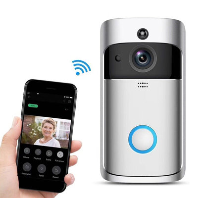Smart Video Doorbell Wireless without include Battery Ring Doorbell ...