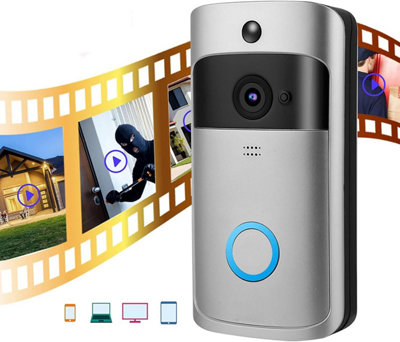 Smart Video Doorbell Wireless without include Battery Ring Doorbell ...
