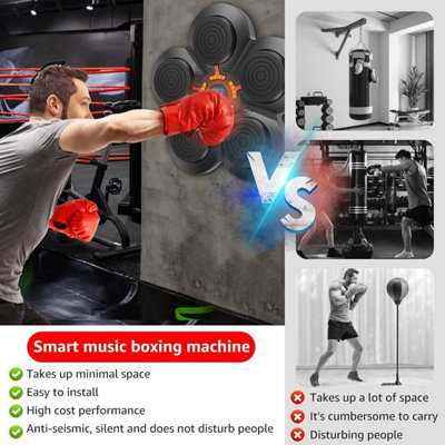 Smart Wall Mounted Boxing Target Machine with Music Sync & Lights
