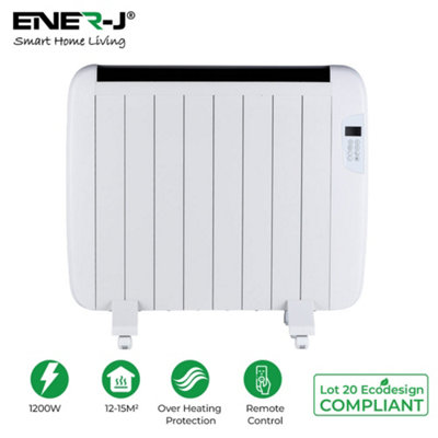 Smart WiFi Radiator Heater 1200W, White Body (720x580x55mm)