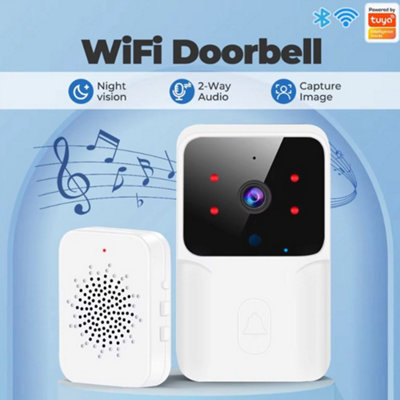 Smart WiFi Wireless Video Doorbell Security Ring Phone Camera Door Bell ...