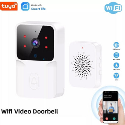 Smart WiFi Wireless Video Doorbell Security Ring Phone Camera Door Bell ...